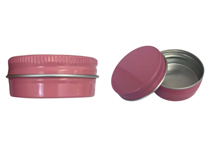 15gm Aluminium Tins Black / Lip Balm Pots. – PureFx