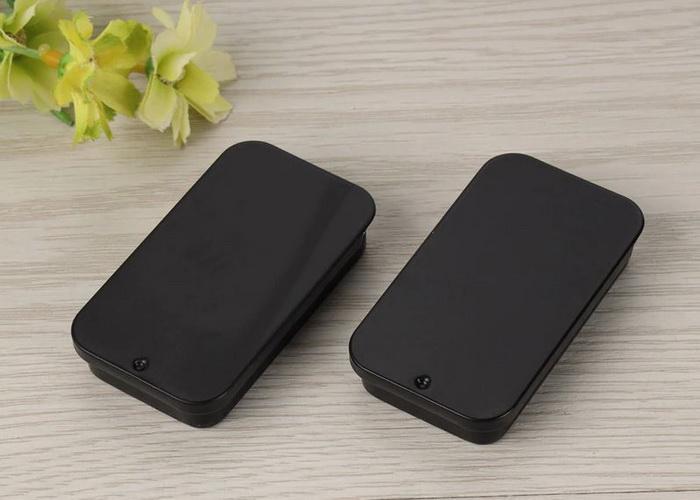 Black Tin Sliding Lid 13gm. – PureFx