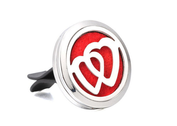Car Aromatherapy Diffuser /Double Heart /Diffuser / Essential Oil Diff ...